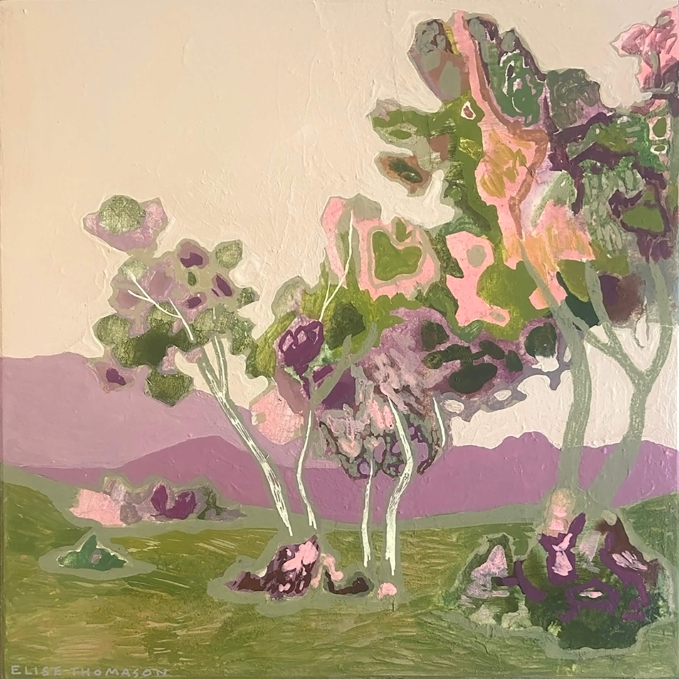 Modern Landscape Painting – Elise Thomason, Artist